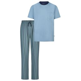 Ammann Schlafanzug Mix & Match in Copen blue | Gr.: XXL