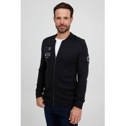 FQ1924 Strickjacke FQErland in Schwarz | Gr.: M