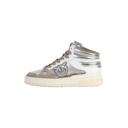 Pinko Mandy 02 &ndash; Hohe Sneaker aus Leder Grau | Gr.: 36