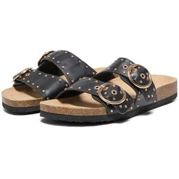 Only MAXI 15 Polyurethan Damen Schwarze Sandalen