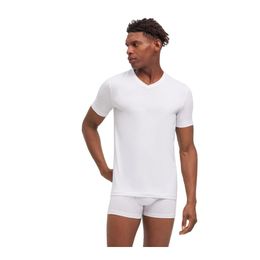 Falke Daily Comfort 2er-Pack T-Shirt V-Ausschnitt in White | Gr.: L