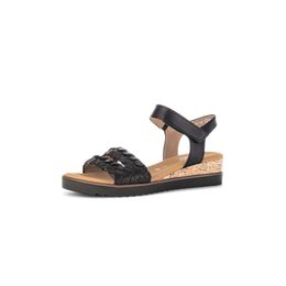 Gabor Keilsandaletten in schwarz | Gr.: 37,5