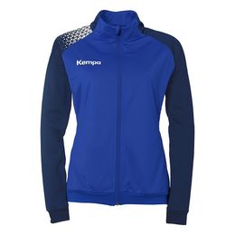 Kempa Damen Trainingsjacke "Trainingsjacke Ambition 28 Poly Women", blau, Gr. M, Obermaterial: 100% Polyester Pol. recyc.., Jacken