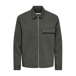 Only & Sons Only & Sons Between-Season Jacket 'ONSWILL' male size XS Smoke blue