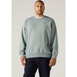 LEVI'S&reg; PLUS LEVI'S PLUS Herren Sweatshirt "BIG ORIGINAL HM CREW", gr&uuml;n, Gr. XL, Sweatware, Obermaterial: 100% Baumwolle, Sweatshirts, mit Batwing-Logobadge