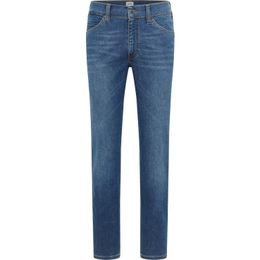 Mustang Herren Straight-Jeans "Herren Style Tramper Straight ULW"502 mittelblau, Gr. 34, unifarben, Denim/Jeans, 99% Baumwolle, 1% Elasthan, Jeans