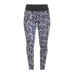 active by Lascana LASCANA ACTIVE Leggings in schwarz-marmoriert-wei&szlig; | Gr.: 32/34