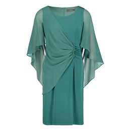 Vera Mont Cocktailkleid mit Raffung in Dark Emerald | Gr.: 42