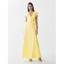 BWLDR Kleid 'Deri' Damen Gr&ouml;&szlig;e 46 gelb Sommerkleid