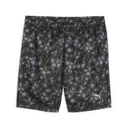 Puma Kinder Shorts "Train All Day Essentials Shorts mit Print Jungen", schwarz, Gr. 176, Obermaterial: 100% Polyester. Tasche &ndash; Oben: 100% Polyester,