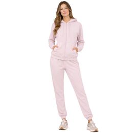 Kruze | Damen Zip-Up Hoodie Trainingsanzug Set