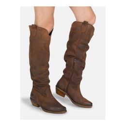 Felmini Wide Fit Stiefel in Braun | Gr.: 39