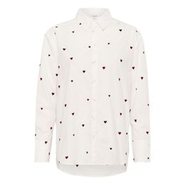 Saint Tropez Bluse 'Dianne' Damen Gr&ouml;&szlig;e S blutrot / wei&szlig;