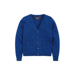 next Strickjacke M&auml;dchen Gr&ouml;&szlig;e 140 blau