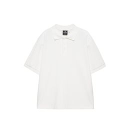 Pull&Bear Pull&bear Poloshirt Herren Gr&ouml;&szlig;e L wei&szlig;