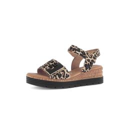Gabor Plateau Sandalen in beige | Gr.: 40,5