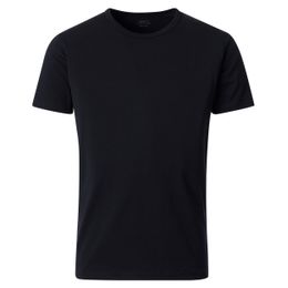 Venti Herren T-Shirt "Venti T-Shirt Doppelpack uni", schwarz, Gr. L, 95% Baumwolle, 5% Elasthan, Shirts