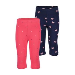 Blue Seven M&auml;dchen Leggings "2er Pack M&auml;dchen Leggings Capri"m001, multipack 1, Gr. 110, 95% Baumwolle, 5% Elasthan, Hosen