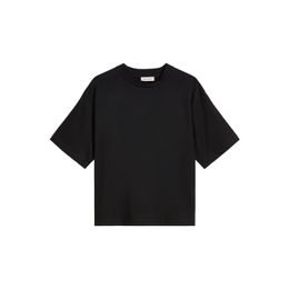 Marc O'Polo MARC O'POLO Damen T-Shirt "T-Shirt Jersey T-Shirt Shortsleeve 1er Pack", schwarz, Gr. L, Obermaterial: 48% Baumwolle CO. 48% Modal CMD. 4% Elasthan