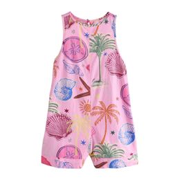 next Jumpsuit Damen Gr&ouml;&szlig;e M blau / gr&uuml;n / pink / grenadine