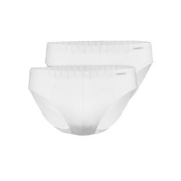 Ammann Herren Minislip "2er Pack Mini Slip Day Modern", Gr. 8, wei&szlig;, Obermaterial: 57% Modal CMD. 35% Baumwolle CO. 8% Elasthan EL., Unterhosen