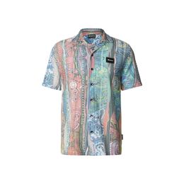 Colucci Button Up Shirt male size XXL Light blue / Grey / Pastel green / Pink