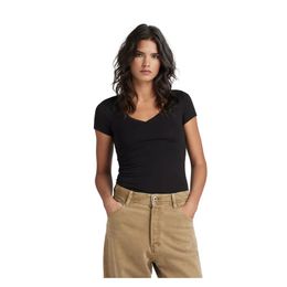 G-Star Raw Base V-Neck Cap Top black | Gr.: XS