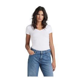 G-Star Raw Base V-Neck Cap Top white | Gr.: XS