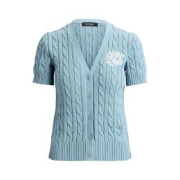 Lauren by Ralph Lauren Lauren Ralph Lauren Strickjacke Damen Gr&ouml;&szlig;e M taubenblau