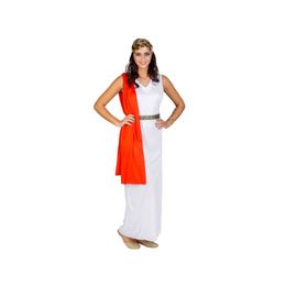 TecTake Heilige/Unsterbliche, Langes bequemes Kleid, Goldenes Lorbeer-Haarband | Gr.: L