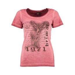 OS-Trachten T-Shirt Skylup in weinrot | Gr.: M