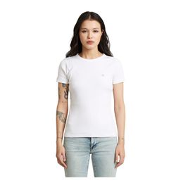 G-Star Raw Slim Rib T-Shirt white | Gr.: XL