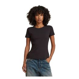 G-Star Raw Slim Rib T-Shirt dk black | Gr.: XS