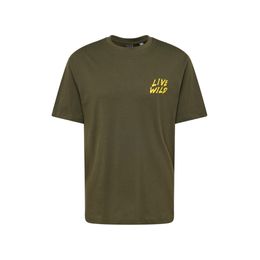 Only & Sons Only & Sons Shirt 'Keane' male size M Yellow / Dark green / Black / White