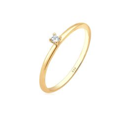 Elli DIAMONDS Ring 585 Gelbgold Verlobungsring in Gold | Gr.: 54