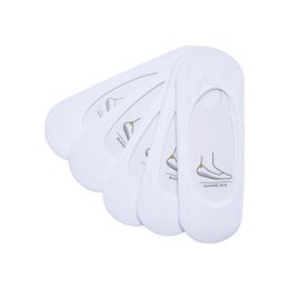 Urban Classics Herren Str&uuml;mpfe "Urban Classics Unisex Invisible Socks 5-Pack", Gr. 47, wei&szlig;, 75% Baumwolle, 22% Polyester, 3% Elasthan, unifarben,