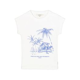 Garcia T-Shirt M&auml;dchen Gr&ouml;&szlig;e 176 himmelblau / wei&szlig;