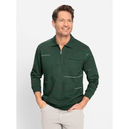 Marco Donati Herren Sweatshirt "Sweatshirt", gr&uuml;n, Gr. 44, gemustert, gestreift, mehrfarbig, meliert, 100% Baumwolle, Sweatshirts