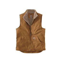 Carhartt Weste "Lined Mock 104277" in Braun | Gr.: XXL