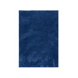 Pergamon Kinderteppich Super Soft Hochflor Silky Kids in Dunkelblau | Gr.: 140 x 200 cm