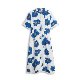 Tommy Hilfiger Kleid Damen Gr&ouml;&szlig;e 32 blau / navy / gelb / wei&szlig; Sommerkleid
