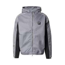 Nike Sportswear Jacke 'Air' Herren Gr&ouml;&szlig;e XS grau / schwarz / wei&szlig; Sommerjacke