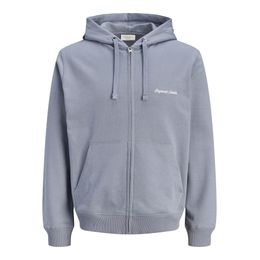 Jack & Jones Plus Jack & Jones Plus Sweatjacke 'JORNorrebro' Herren Gr&ouml;&szlig;e 6XL rauchblau