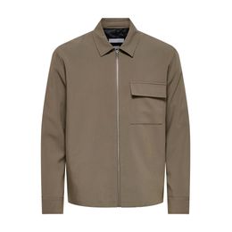 Only & Sons Only & Sons Between-Season Jacket 'ONSWILL' male size S Brown