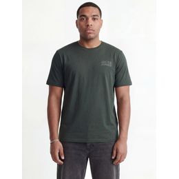 Jack & Jones Plus Jack & Jones Plus T-Shirt 'JJECorp' Herren Gr&ouml;&szlig;e 4XL grau / dunkelgr&uuml;n