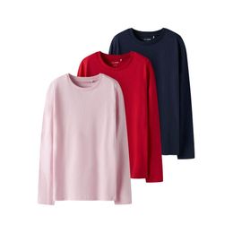 TWO SOON 3er-Pack T-Shirt in Parfait Pink | Gr.: 122/128