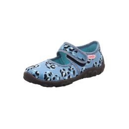 Superfit Hausschuh BONNY in Blau/Mehrfarbig | Gr.: 29