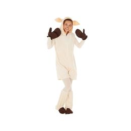 TecTake Hausschaf/Hammel, in beige, Konfektionsgr&ouml;&szlig;e XL, Inkl. Handschuhe | Gr.: XL