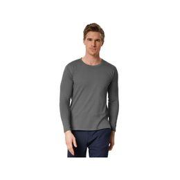 TecTake Langarmtop, F&uuml;r viele Outfits & Auftritte, Rundhals mit Rippenb&uuml;ndchen | Gr.: M