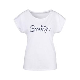 Beach Time T-Shirt in wei&szlig; | Gr.: 40-42